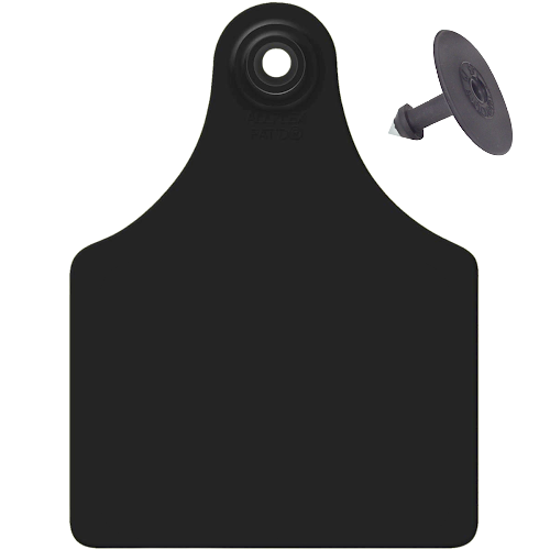 Bag of 25 Blank Ear Tags: Allflex 2 piece Maxi tag for cattle and ...