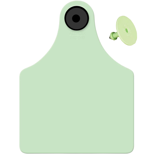 Tamperproof Blank Ear Tag with Button: Allflex 2 piece Maxi tag for ...