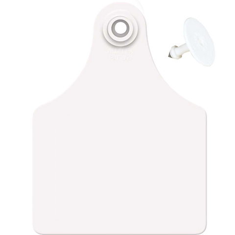 Bag of 25 Blank Ear Tags: Allflex 2 piece Maxi tag for cattle and ...