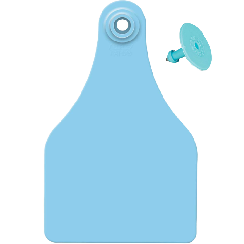 Bag of 25 Blank Ear Tags: Allflex 2 piece Super Maxi tag for cattle and ...