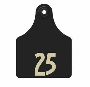 TSU Matched Set Custom Ear Tag: Allflex Maxi visual tag with TSU for ...