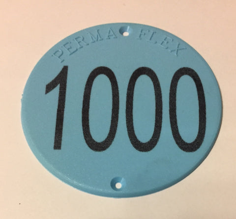 Large Round Numbered Row Tag - Style #7366 Vineyards, Orchards, Trees ...