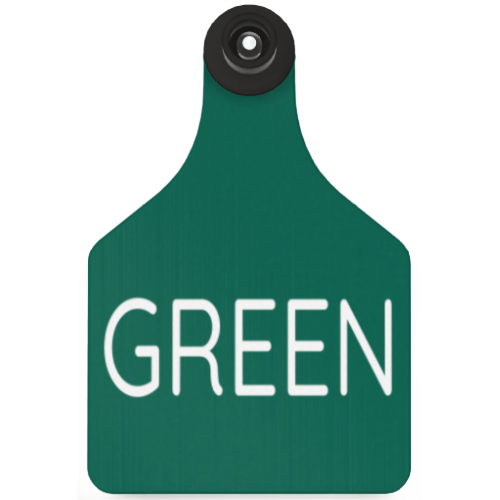 Custom Ear Tag with Button: Ritchey Universal Cow Engraveable 2 Piece ...