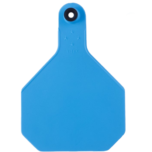 RFID HDX Dairy Double Ear Tags: Pair of Y-Tex large blank visual tags ...
