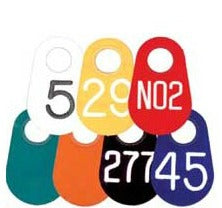 Numbered Tag: Bock pear tag for horses and livestock | CCK Outfitters