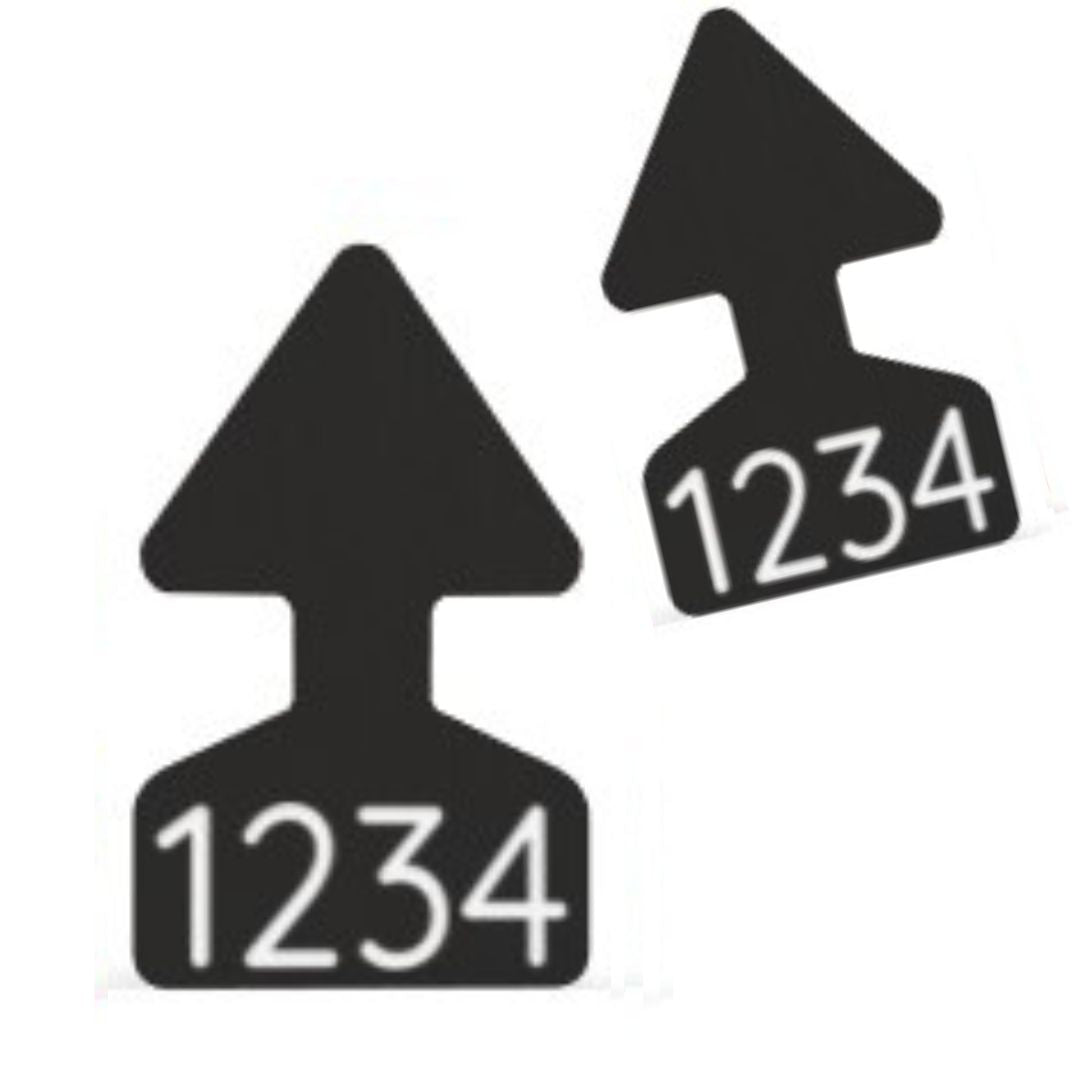Numbered Both Sides Tag: Ritchey Flat Arrowhead Mini ear tag for ...