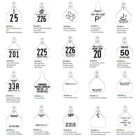 Y-Tex AA Large 4* Custom 1 Side Tag With Button – CCK Outfitters