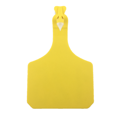 Bag of 25 Blank Ear Tags: Y-Tex 1 piece large cow Y-Tag for cattle and ...