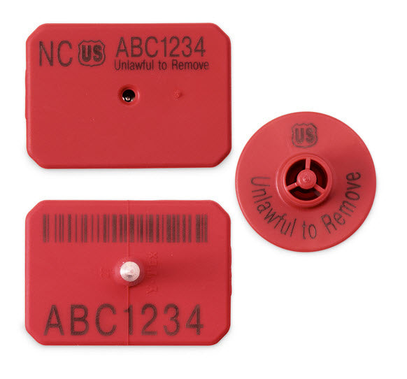 Y-Tex AA SwineStar Max Numbered Tag With Numbered Round - USDA PIN ...
