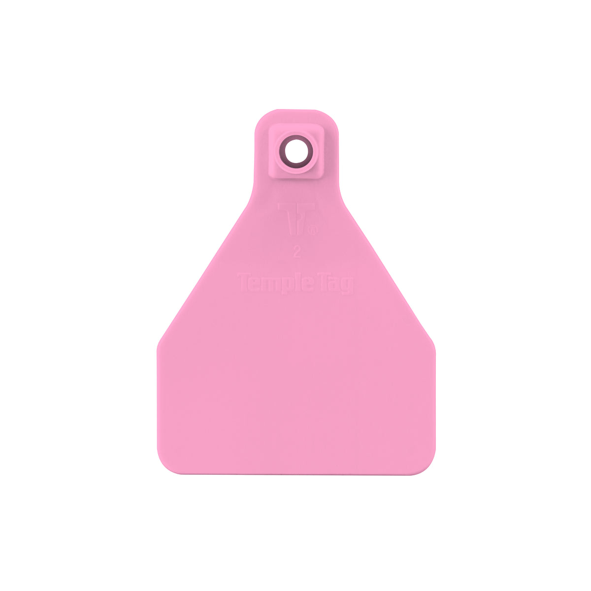 TEMPLE TAG Herdsman Tamperproof Medium Calf Blank Ear Tag with Button ...