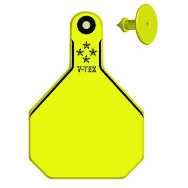 Y-Tex AA Large 4* Blank Tag With Button – CCK Outfitters